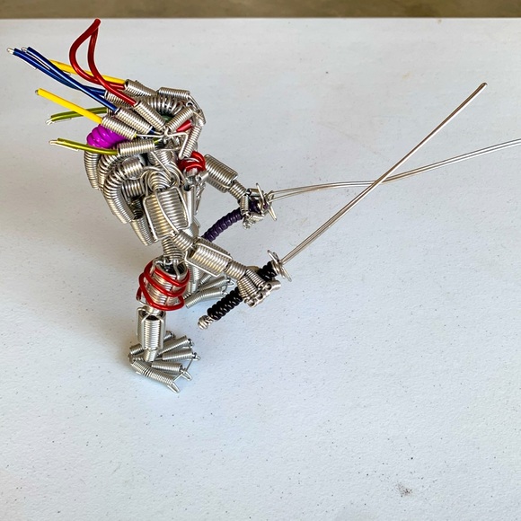 Source Unknown | Art | Unique Alien Wire Coil Art Sculpture | Poshmark